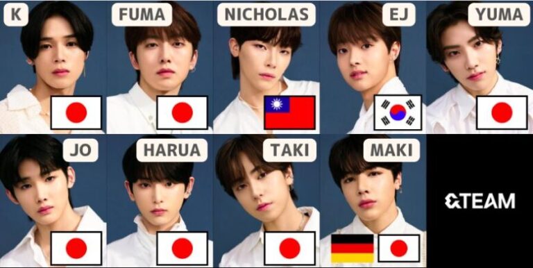 エンチーム（&TEAM）メンバーの出身地｜日本・韓国・台湾出身の9人組！ - JKPOP PRESS